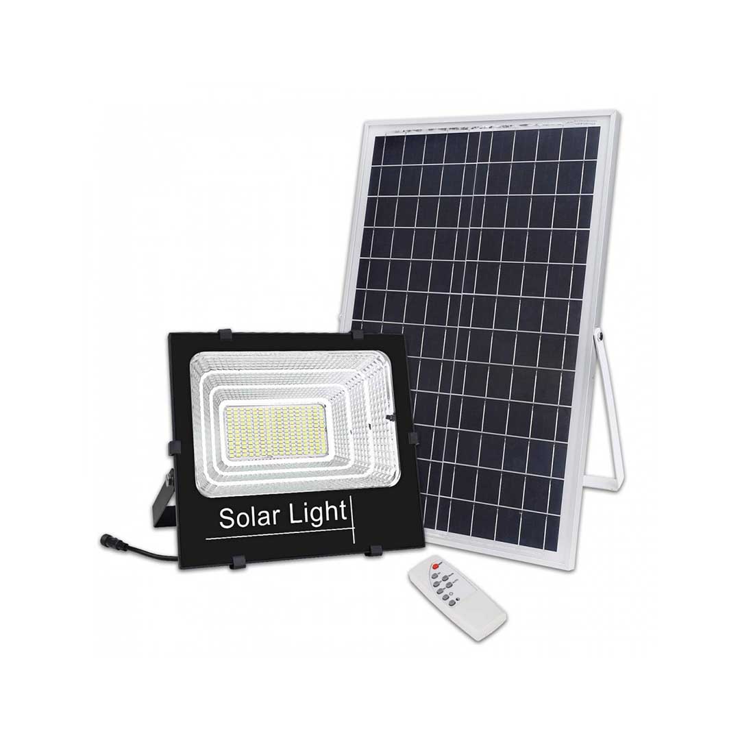Proiector Solar 50W/100W/200W/300W/400W Lampa cu incarcare solara ...